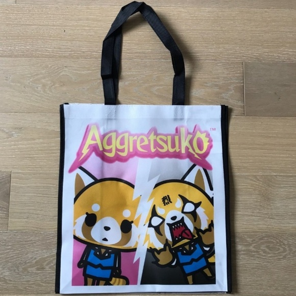 Sanrio | Bags | Sanrio Gudetama Aggretsuko Tote Bag | Poshmark